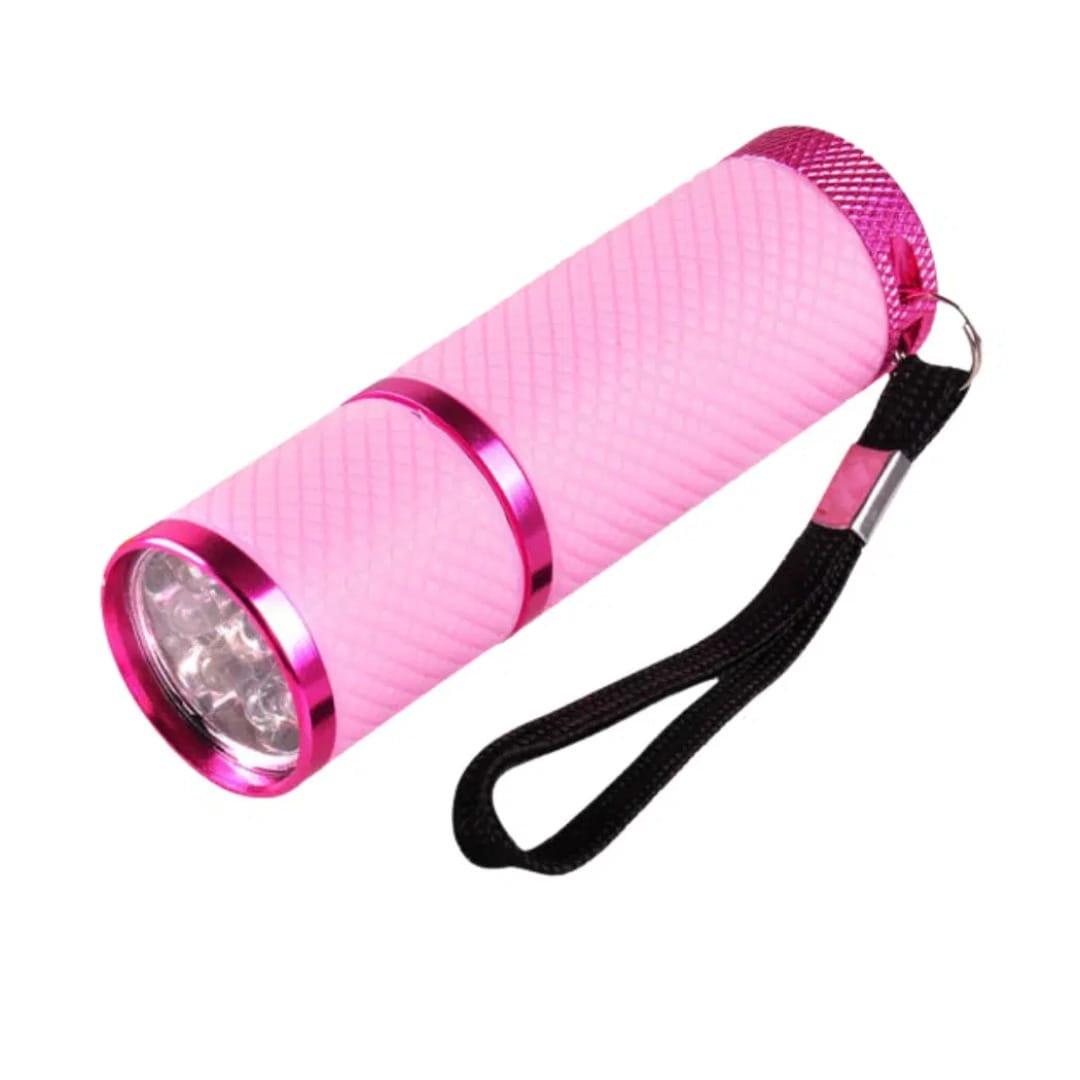 Mini UV LED Torch-Pink 1pc - Cherry Blossom Store