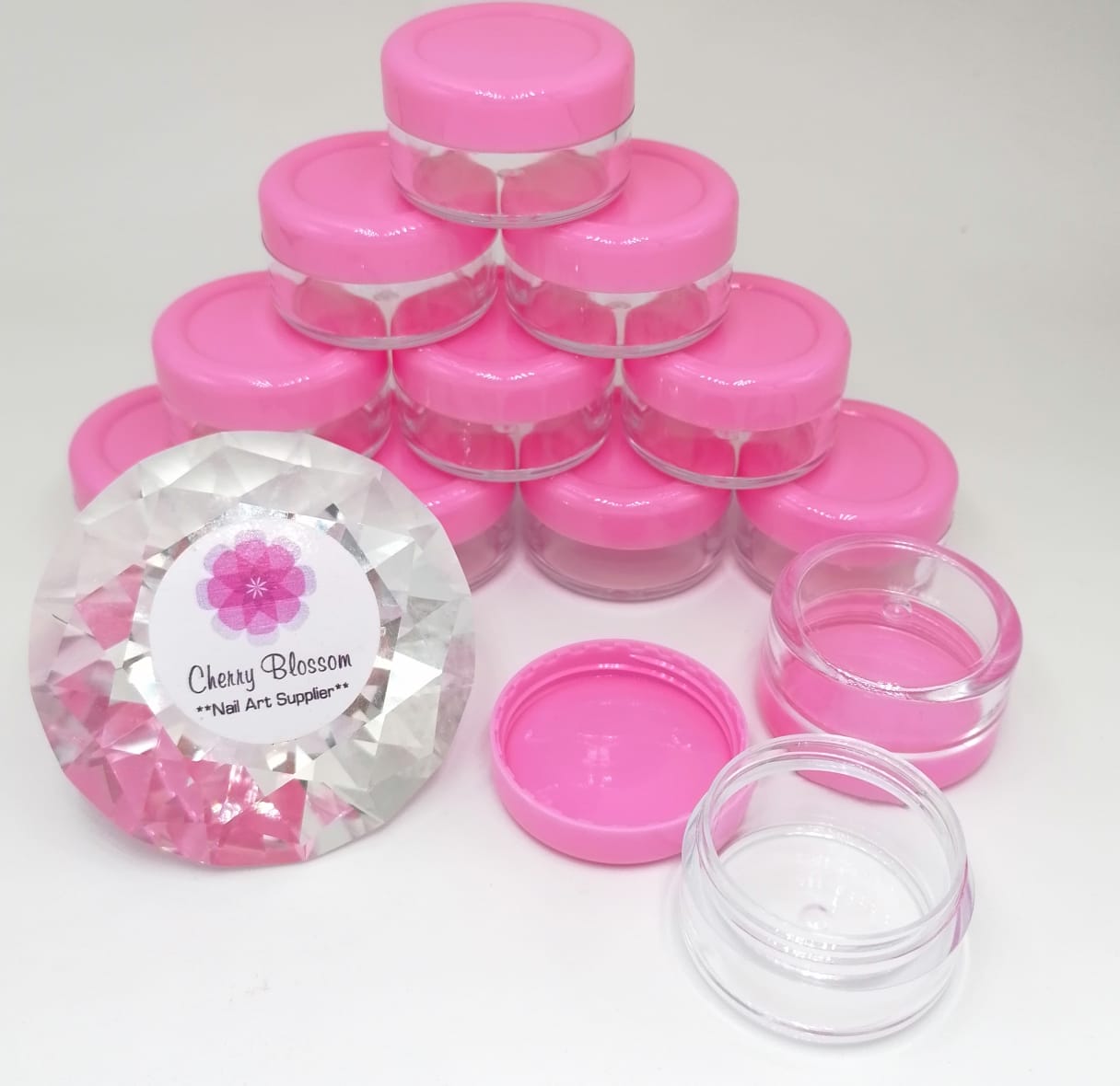 Empty Tubs Set - Pink 12pc - Cherry Blossom Store