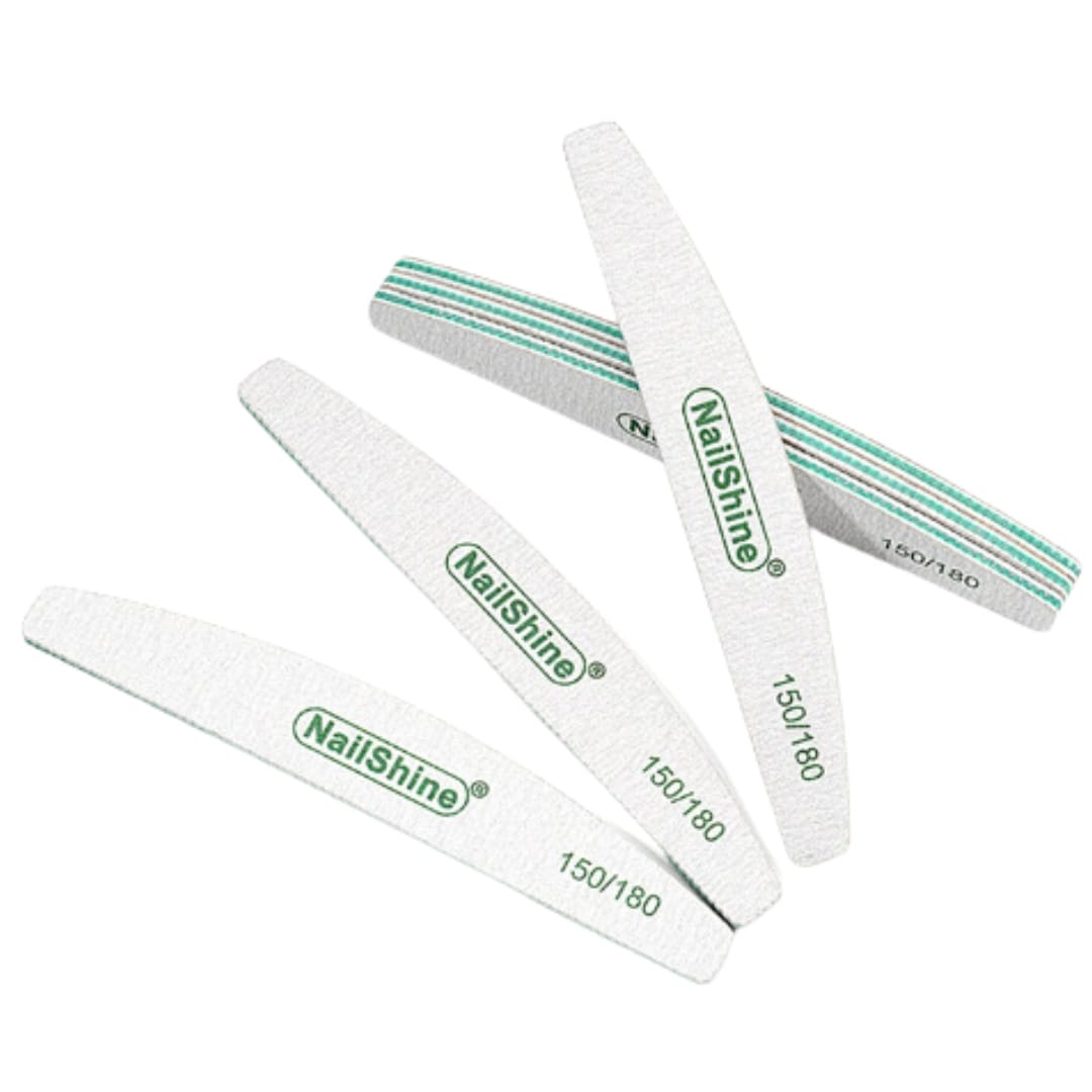 Half-Moon Nail File 150/180 - 1pc - Cherry Blossom Store
