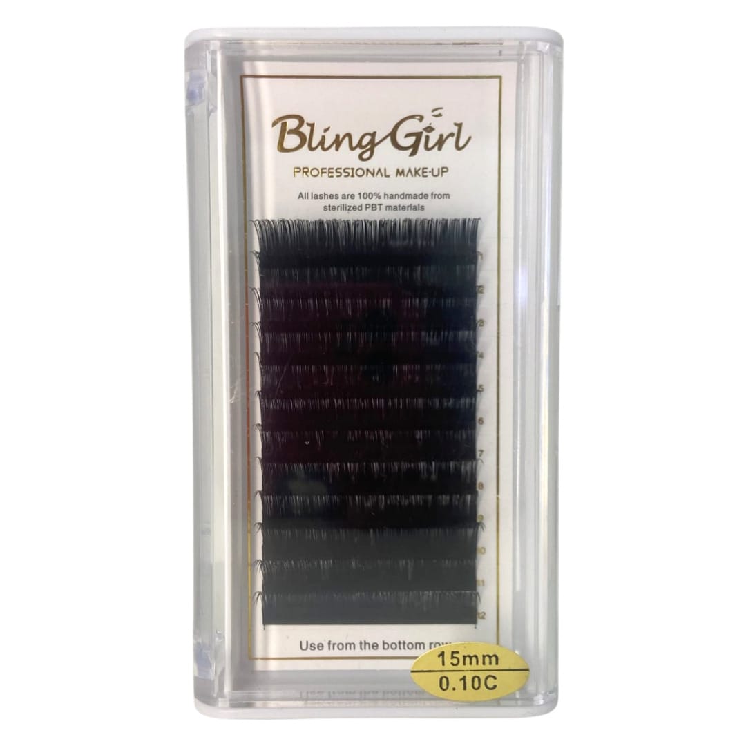 Bling Girl Individual Lashes 15mm-0.10c - Cherry Blossom Store