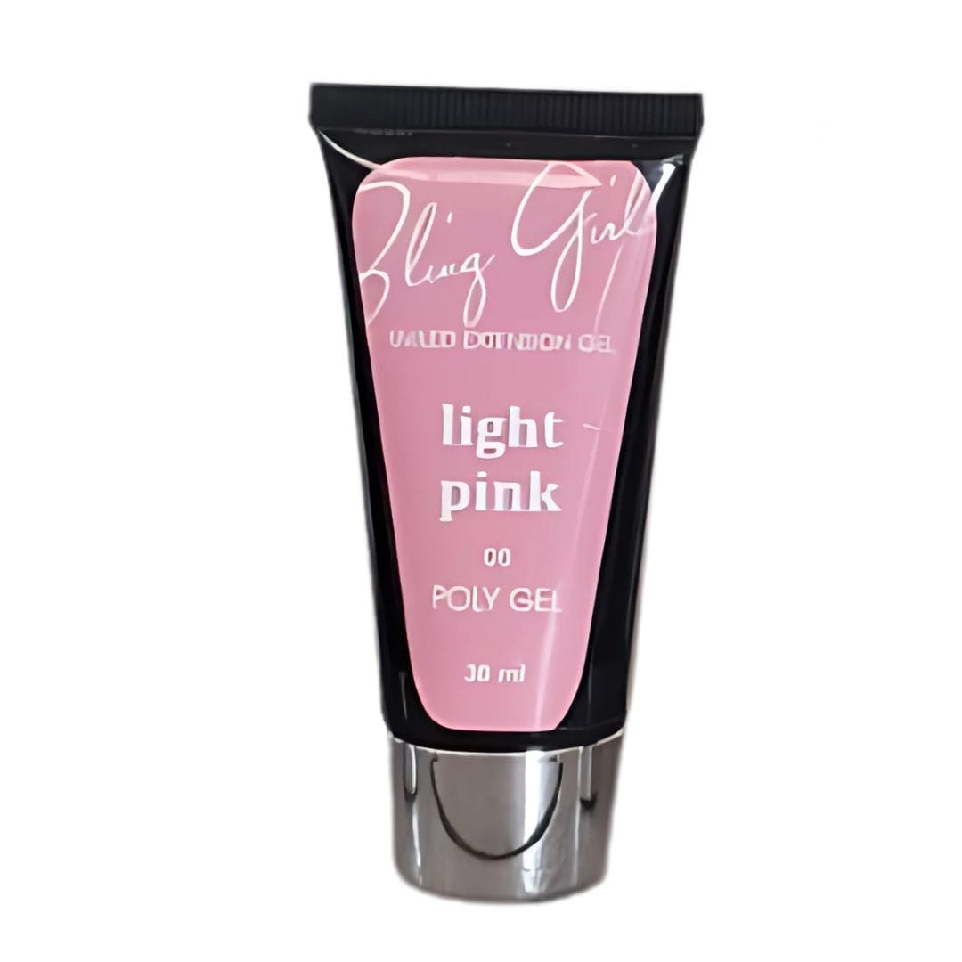 Bling Girl 30ml Poly Gel-Light Pink - Cherry Blossom Store